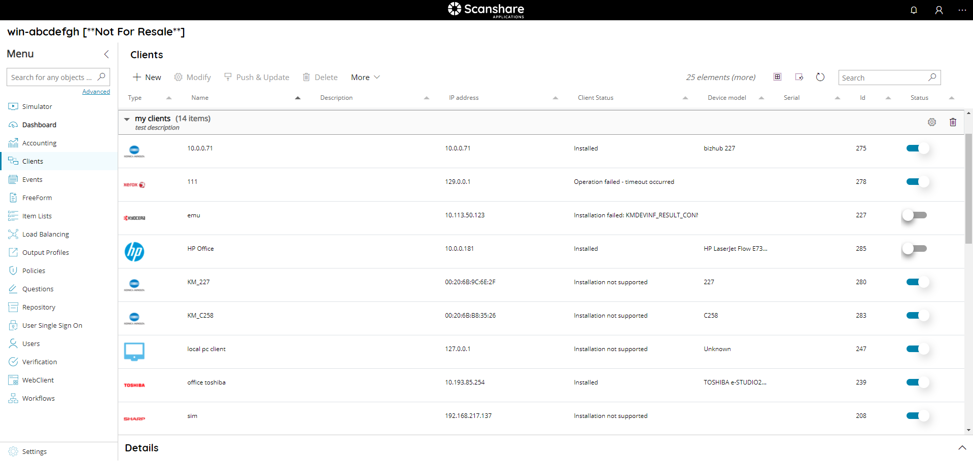 Dashboard – Help Center | Scanshare