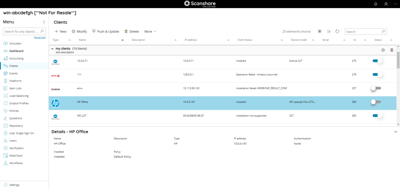 Dashboard – Help Center | Scanshare