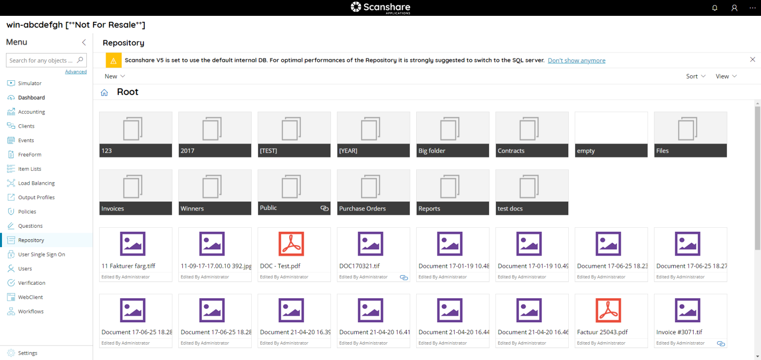 File System View – Help Center | Scanshare