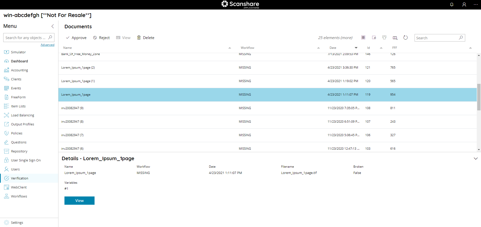 Dashboard – Help Center | Scanshare
