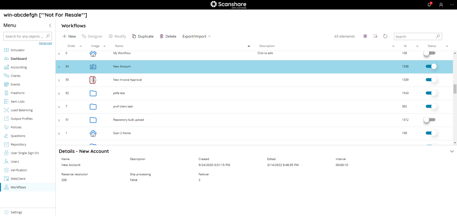 Dashboard – Help Center | Scanshare