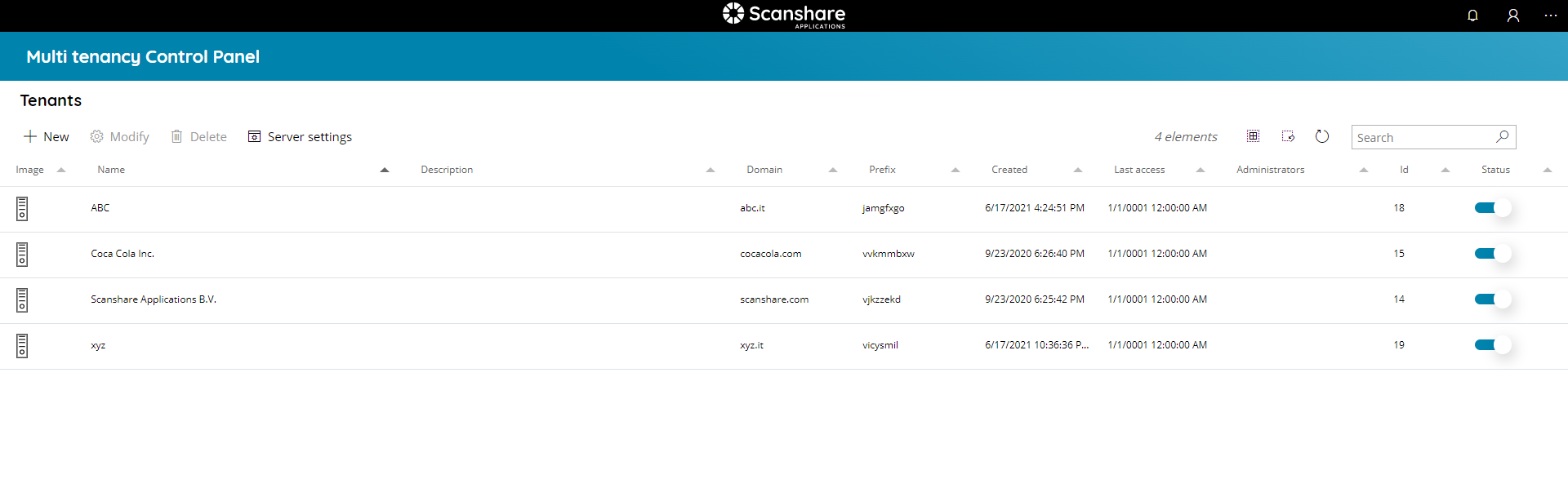 Dashboard – Help Center | Scanshare