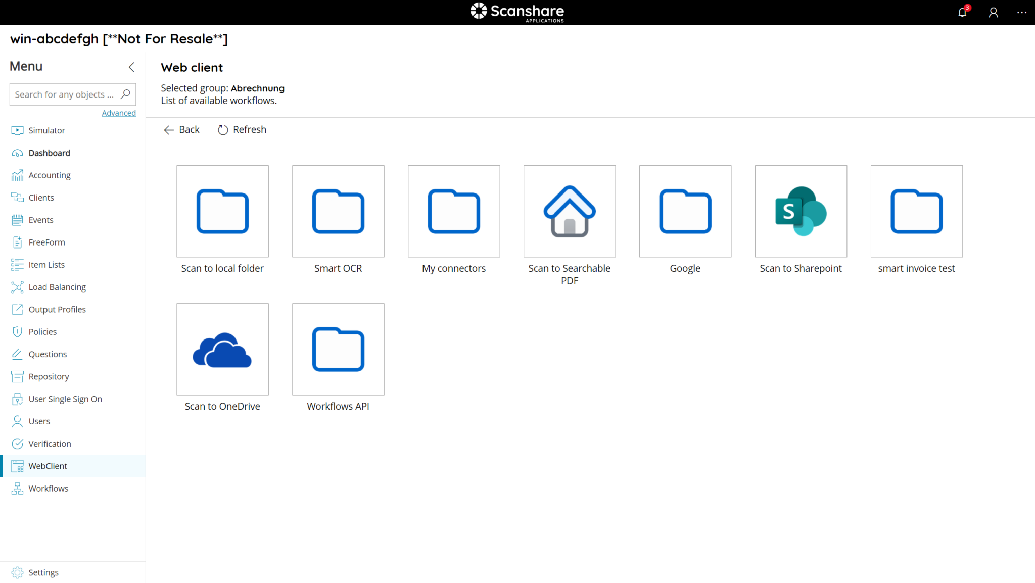Dashboard – Help Center | Scanshare