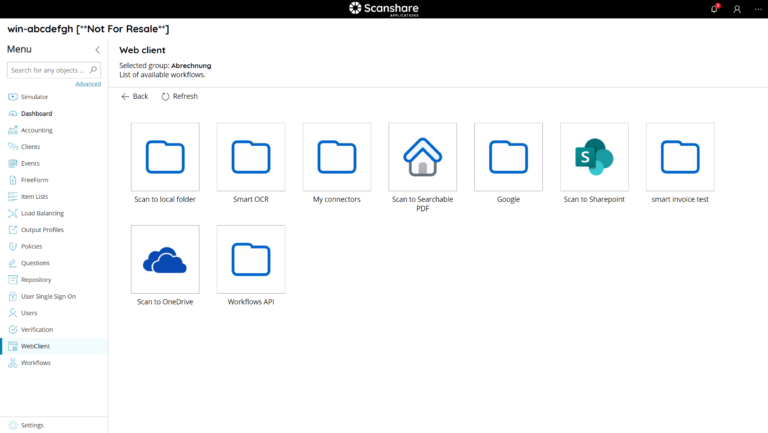 Dashboard – Help Center | Scanshare